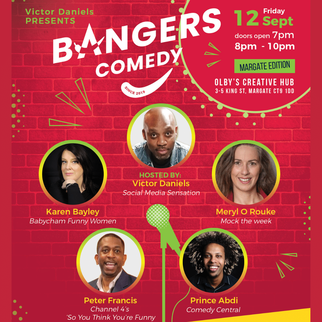 BANGERS COMEDY MARGATE EDITION - 12TH SEPTEMBER 2025 - OLBY'S